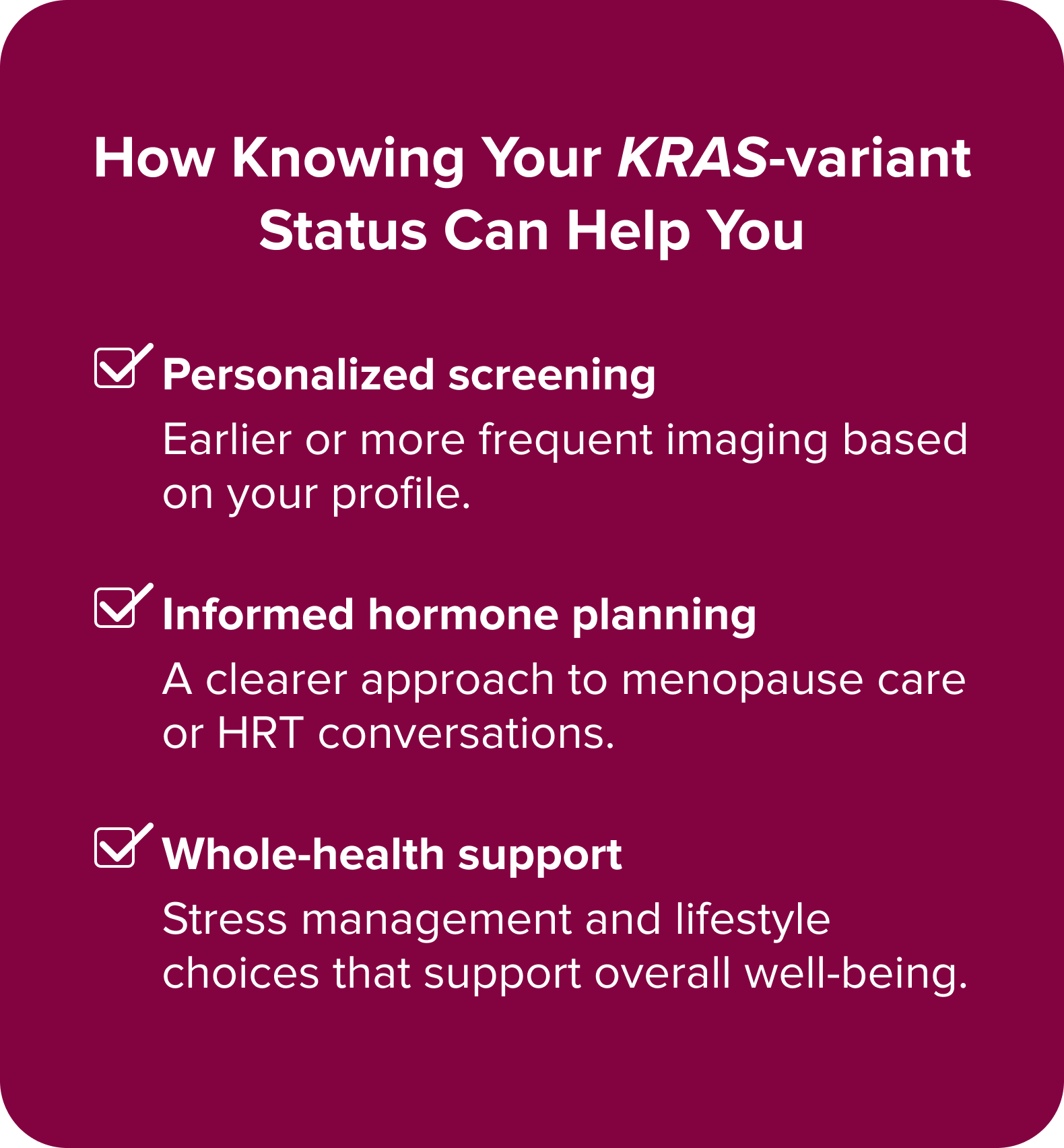 The KRAS-Variant and Breast Cancer: Understanding Genetic Risk - MiraKind